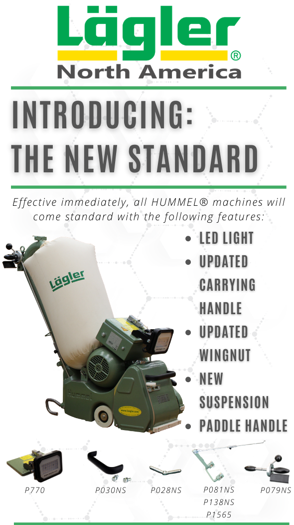 Lagler Hummel 8" Belt Sander Machine