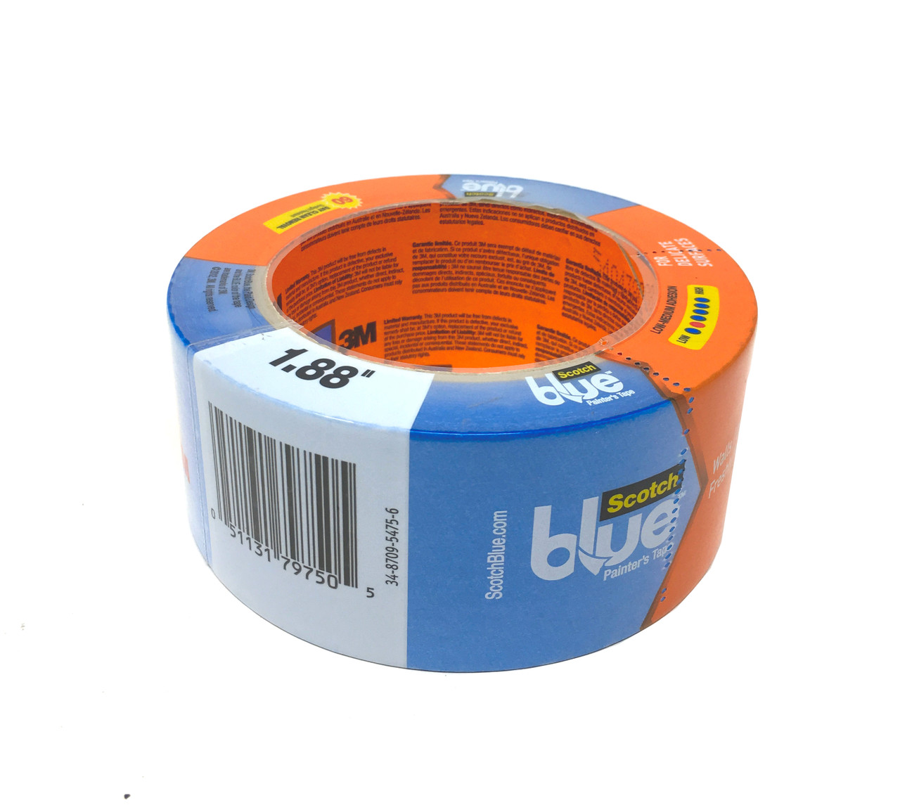 3M BLUE TAPE FOR DELICATE SURFACES 1.88 X 60 YD 48 mm x 54 8m