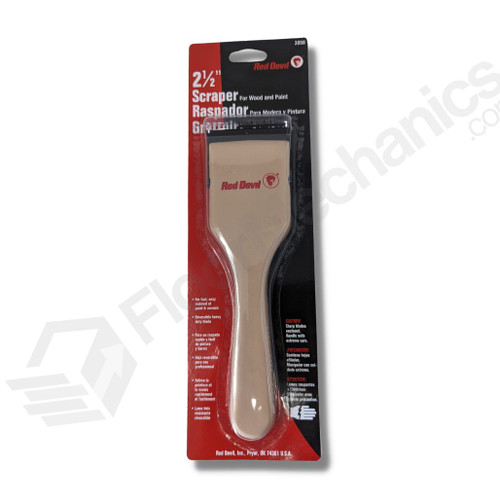 Red Devil 1 1/2" Scraper - Rubber Handle
