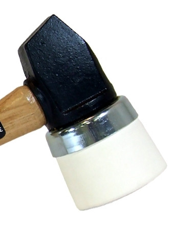 Powernail Replacement White Rubber Mallet Cap (w/Steel ring