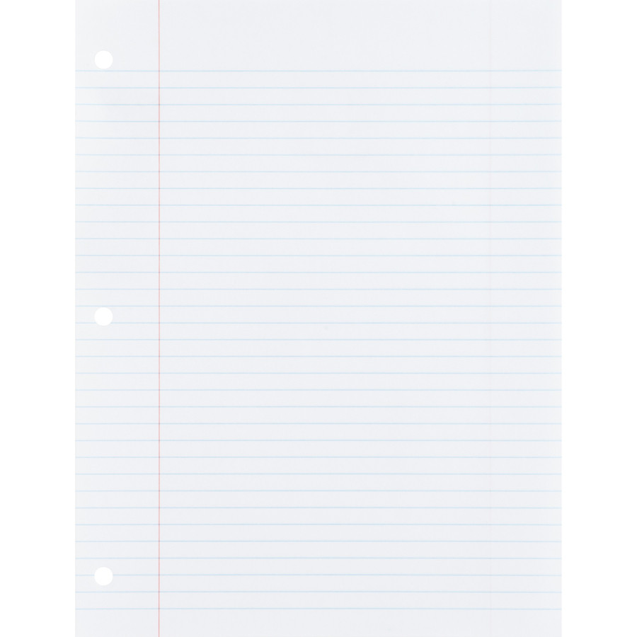 Sparco Filler Paper,College-Ruled,16lb.,10-1/2"x8",1800sh/BD,WE ...