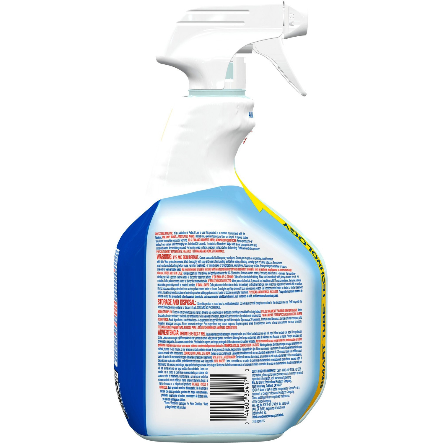 Clorox spray with bleach store