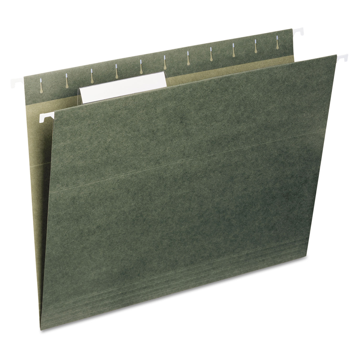 AbilityOne - Folder, File, Hanging, 1/5 Cut Tabs, Recycled, Green ...