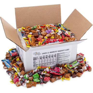 Office Snax Soft & Chewy Candy Mix - Assorted - Individually Wrapped ...