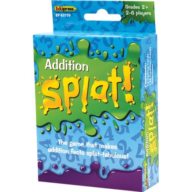 Teacher Created Resources Math Splat Addition Game - 225 Card(s ...