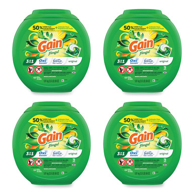 Gain Laundry Detergent Pacs 302 Pacs Total - Envision Xpress