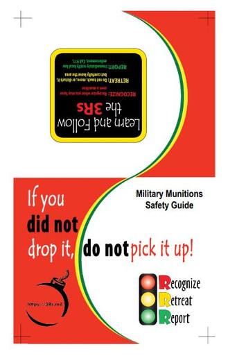 POCKET CARD, MUNITIONS SAFETY, 3.25" X 5.5", ENGLISH - Envision Xpress