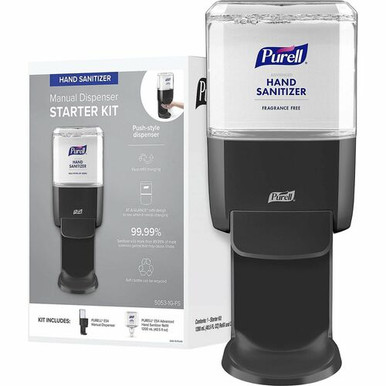 Gojo ES4 Push Hand Sanitizer Dispenser Starter Kit - 1.27 quart ...
