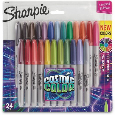 Sharpie Cosmic Color Permanent Markers - Fine Pen Point - Envision Xpress
