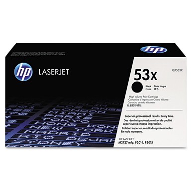 HP 53X, (Q7553X) High-Yield Black Original LaserJet Toner Cartridge ...