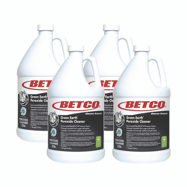 Betco Green Earth Peroxide Cleaner, Fresh Mint Scent, 1 gal Bottle, 4 ...