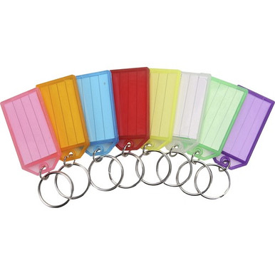 Sparco Key Tag, Replacement, 3/4"Wx1/4"Lx2-1/4"H, 4/PK, AST (SPR02881 ...