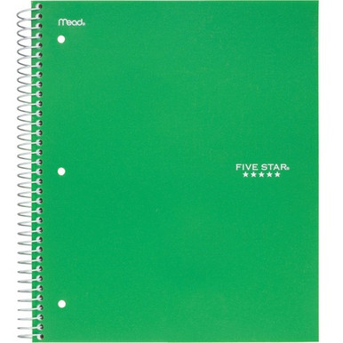Five Star College Ruled 3 - subject Notebook - Letter (MEA72067 ...
