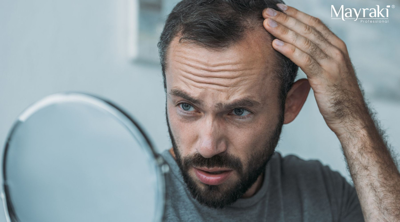 The Connection Between Stress and Hair Loss in Men - MAYRAKI