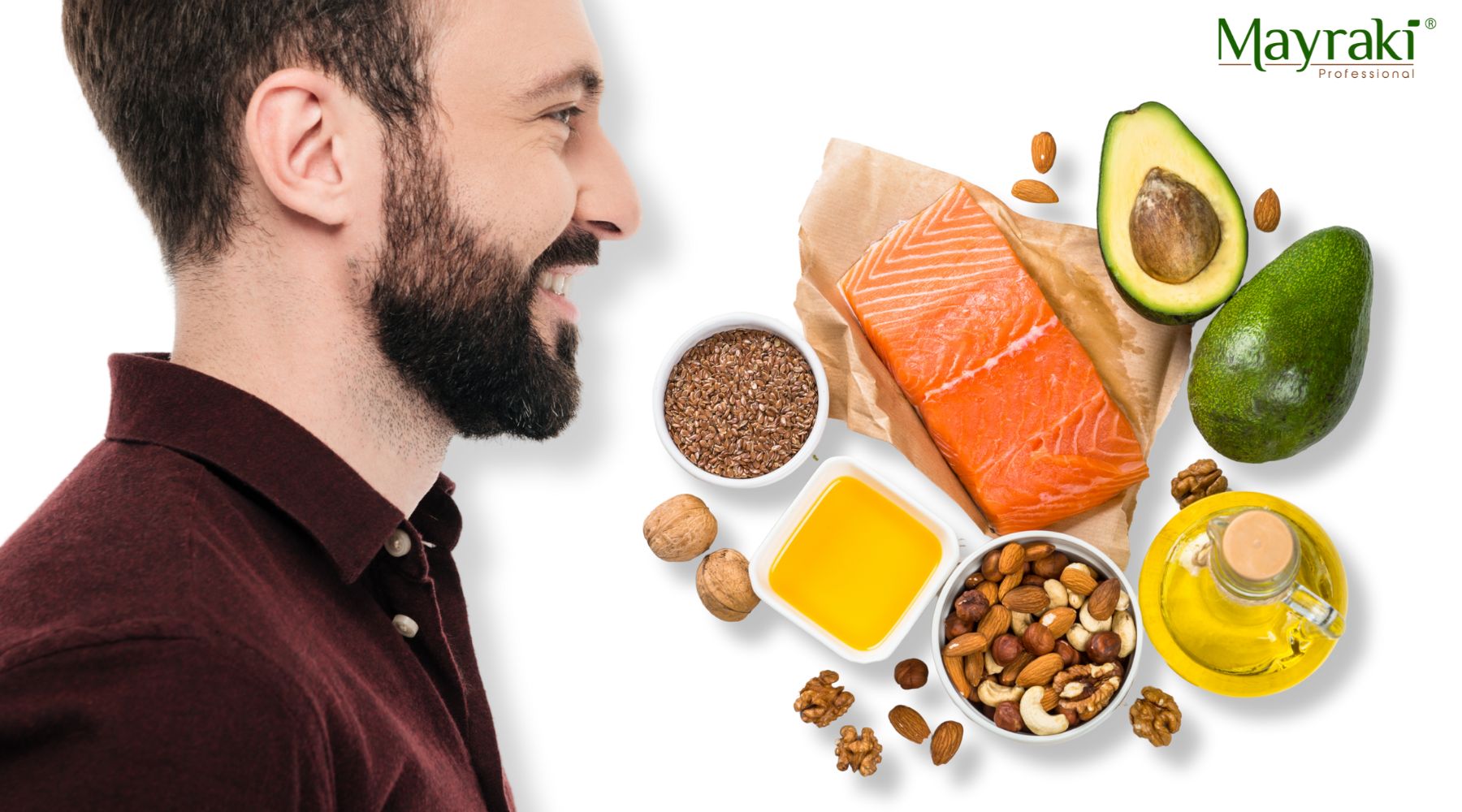 Exploring the Role of Omega-3 for Beard Health - MAYRAKI