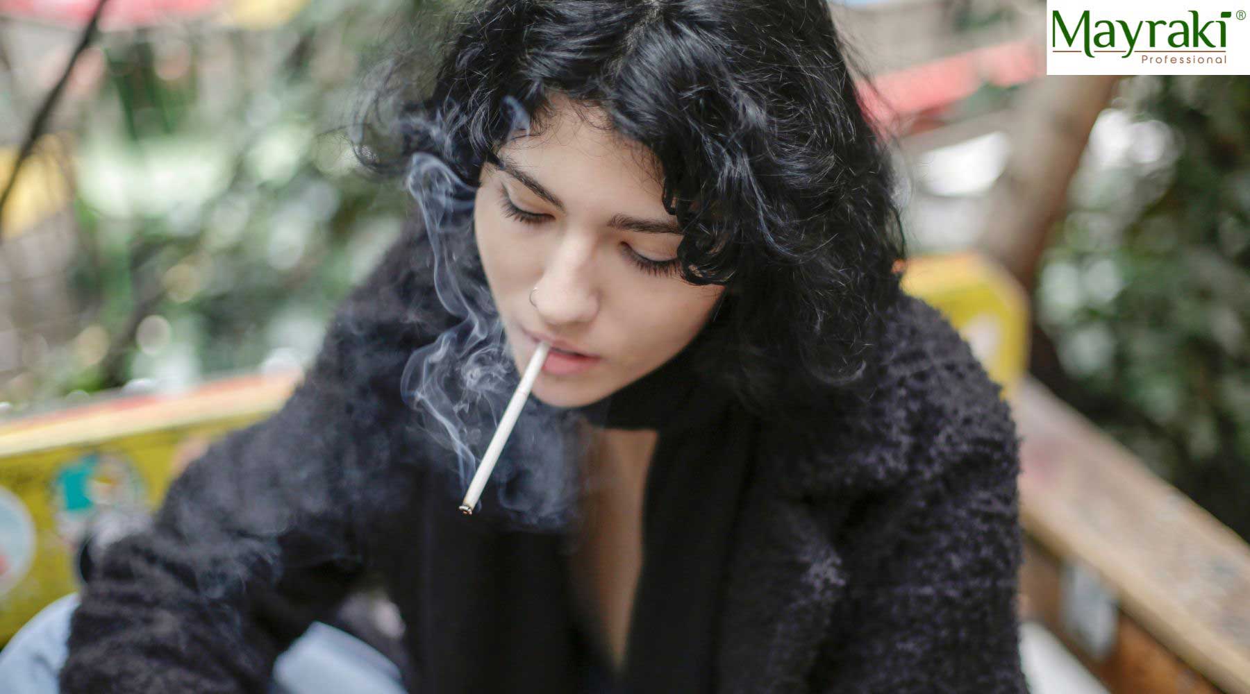 Smokers' Hair: Does Smoking Cause Hair Graying - MAYRAKI
