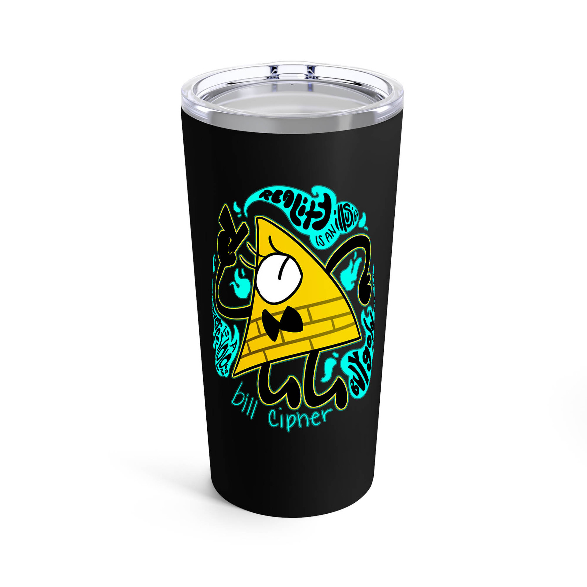 Bill Cipher Gravity Falls Vintage Art Premium Poster