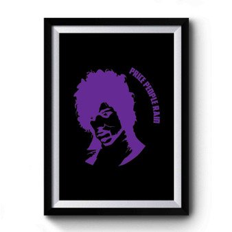 Prince Purple Rain Brand Logo Purple Rain Premium Poster