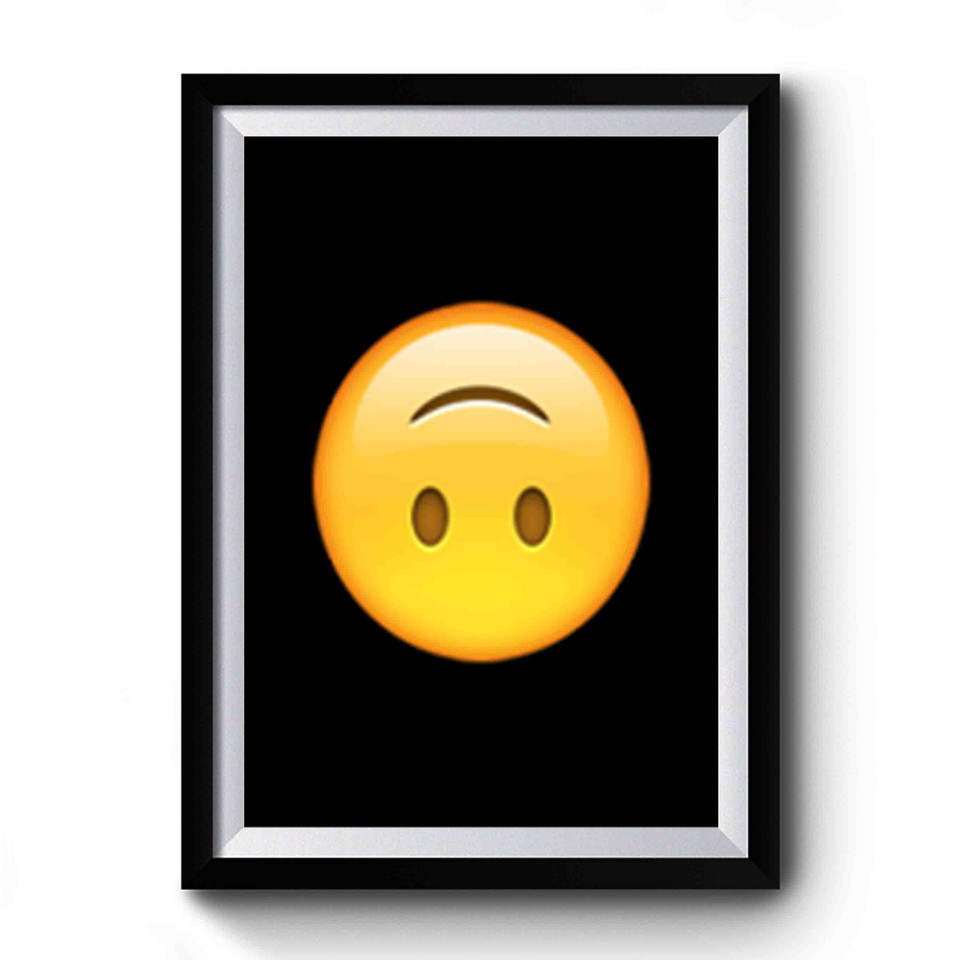 Upside Down Smiley Emoji Smiley Face Sarcastic Emoji Funny Emoji ...