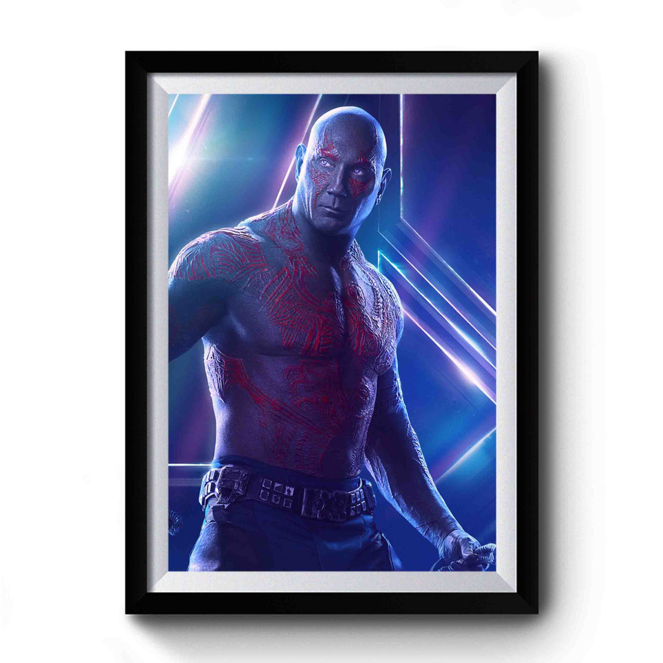 Avengers Infinity War Retro Premium Poster