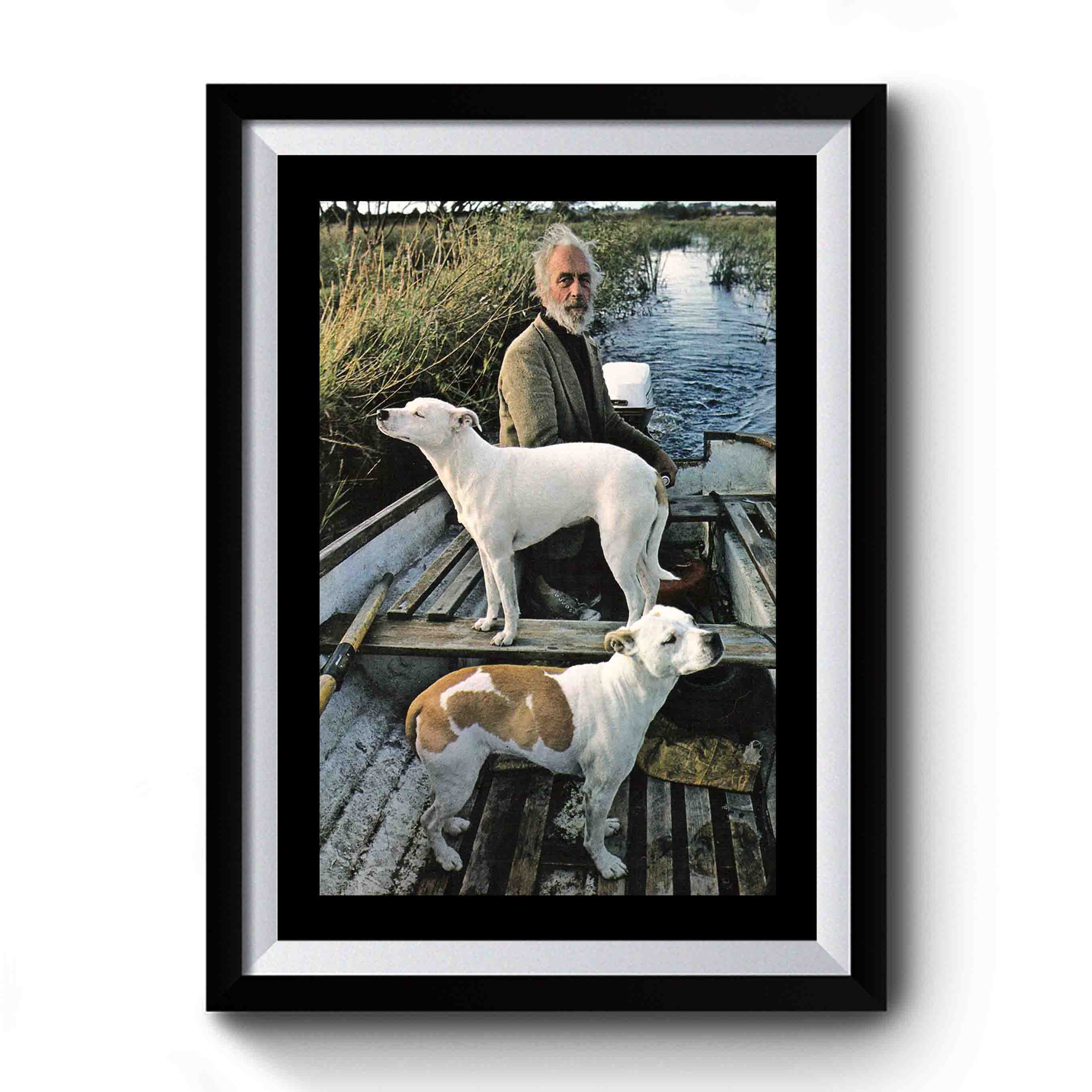 Goodfellas Painting Old Man With Two Dogs 1 Premium Poster
