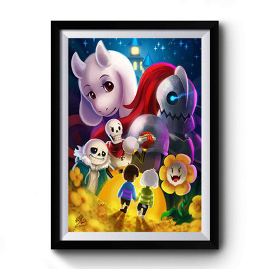 Undertale Simple Art Premium Poster
