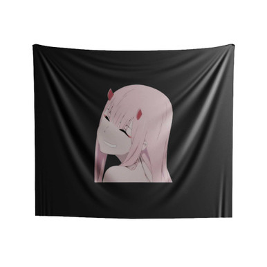 Zero Two Smile Indoor Wall Tapestries