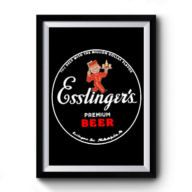 Esslinger's Premium Beer Vintage Beer Premium Poster