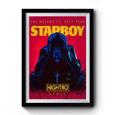 Starboy The Weeknd Logo Album Premium Poster