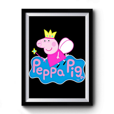 Peppa Pig Logo 1 Premium Poster