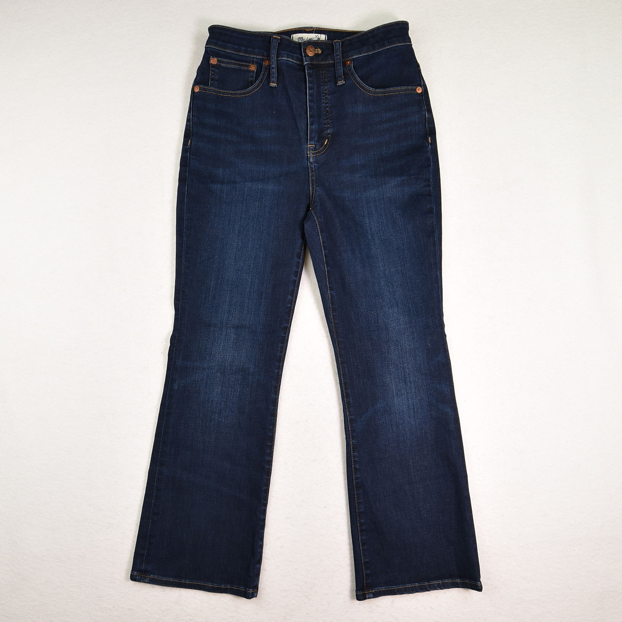 Women's Blue Denim Demi-Boot Jeans by Madewell, Size 26