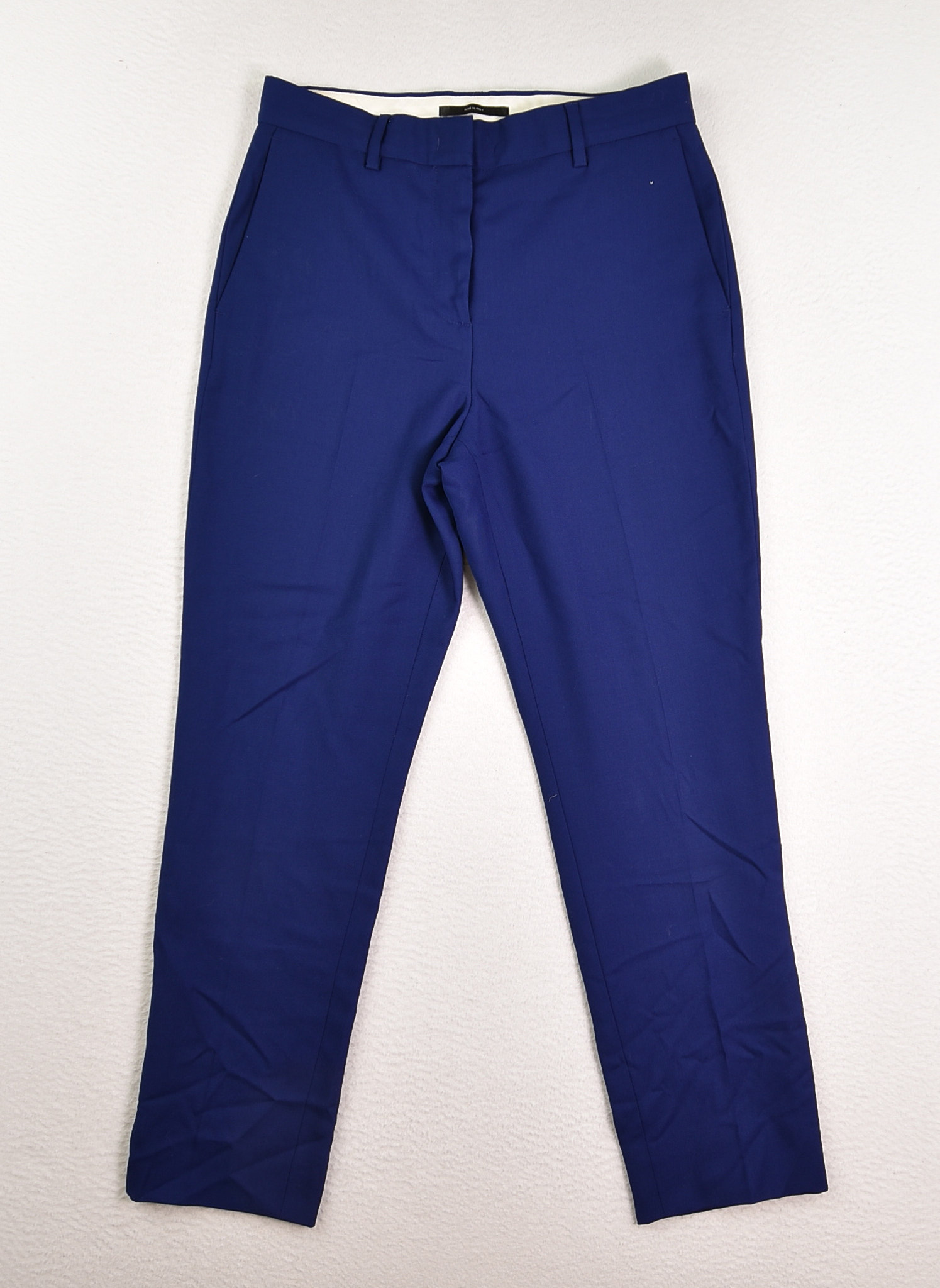 Women's Blue Wool Pants by Paul Smith, Size 28 x 25