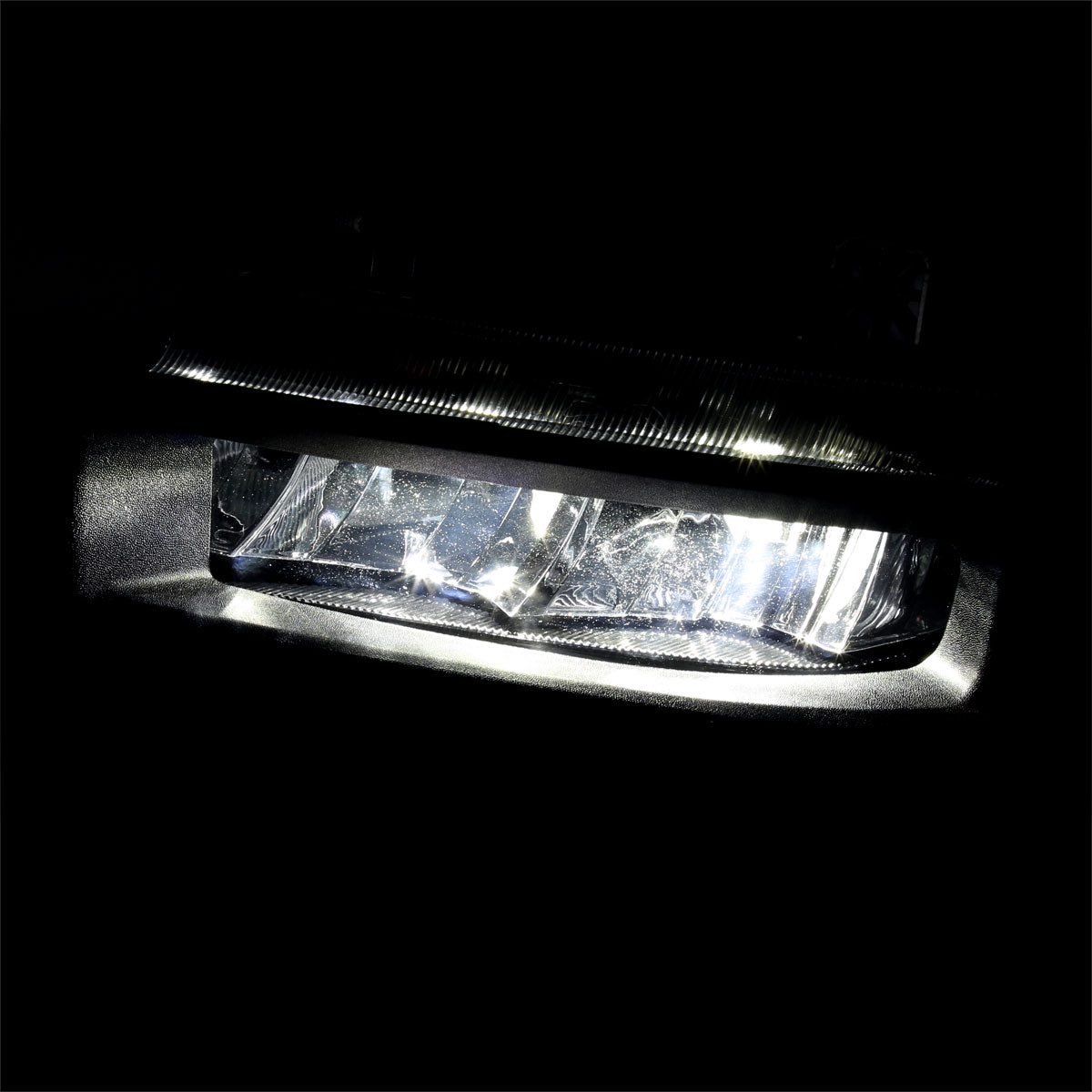 2019-2024 Dodge RAM 1500 LED Fog Lights Kit (Chrome Housing/Clear Lens ...