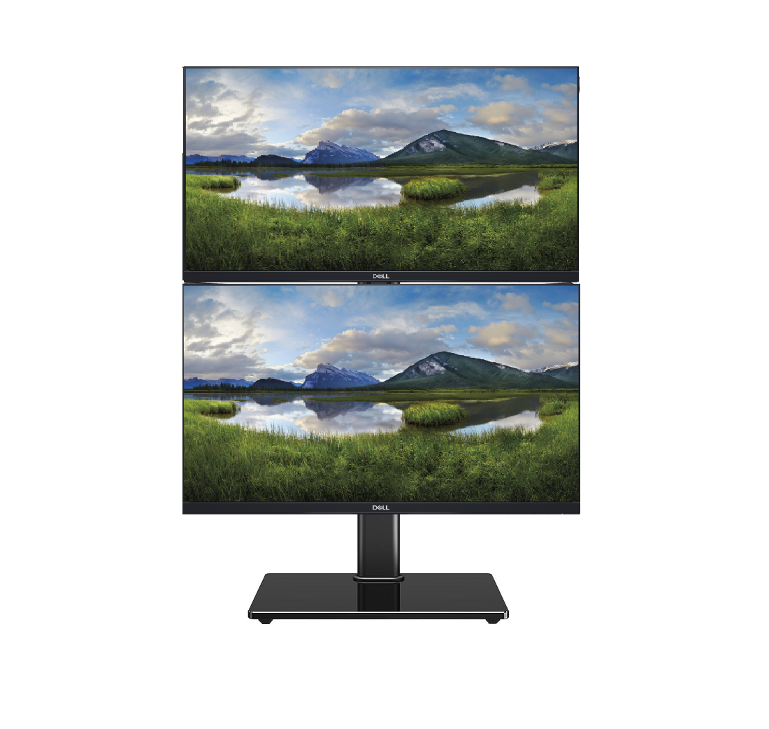 Dual P2419H Monitor with Dual Vertical Stand Ultra Thin Display ...