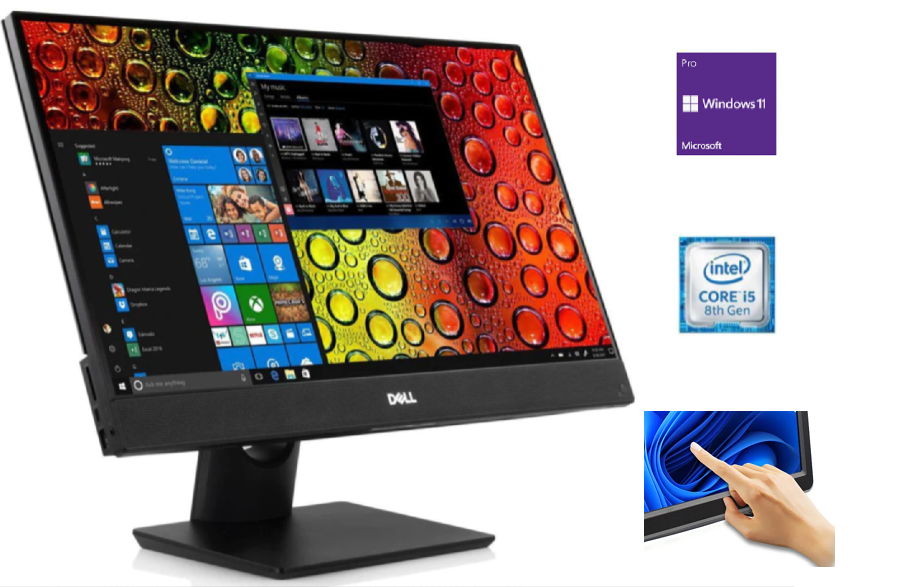Dell OptiPlex 7460 AIO 23.8" TOUCHSCREEN Win 11 Pro AIO i5, 16gb ram ...