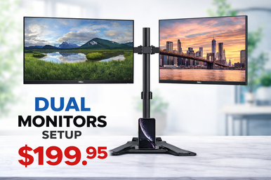 LOT 2x DELL P2219H 22inch FHD Monitors 1080P IPS w/Dual Stand +DP HDMI ...