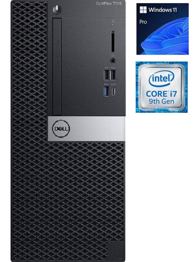 Dell OptiPlex 7070 Tower Intel Core i7 9th Gen Win 11 Pro, 16GB RAM ...