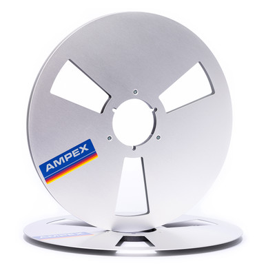 Ampex 1/4" Metal NAB Reel M3 14" / 360mm silver anodized - used