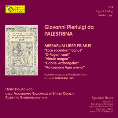 Classical Tape | Pierluigi da Palestrina : Missarum liber primus - 6x ...
