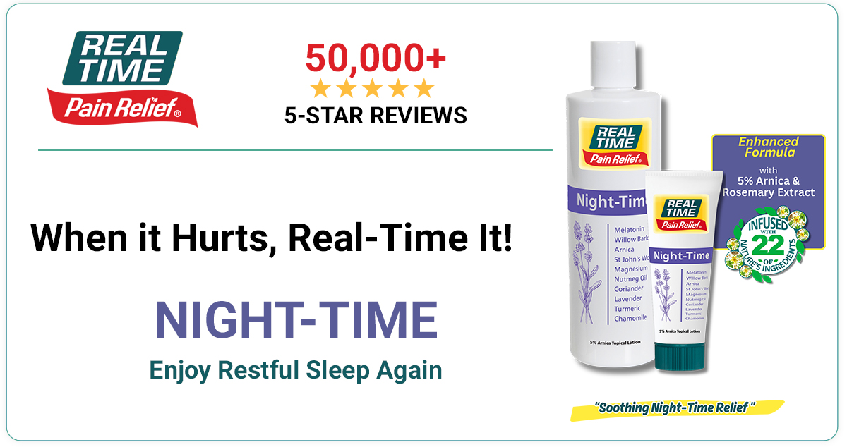 NIGHT-TIME Pain Relief | Enjoy Restful Sleep Again