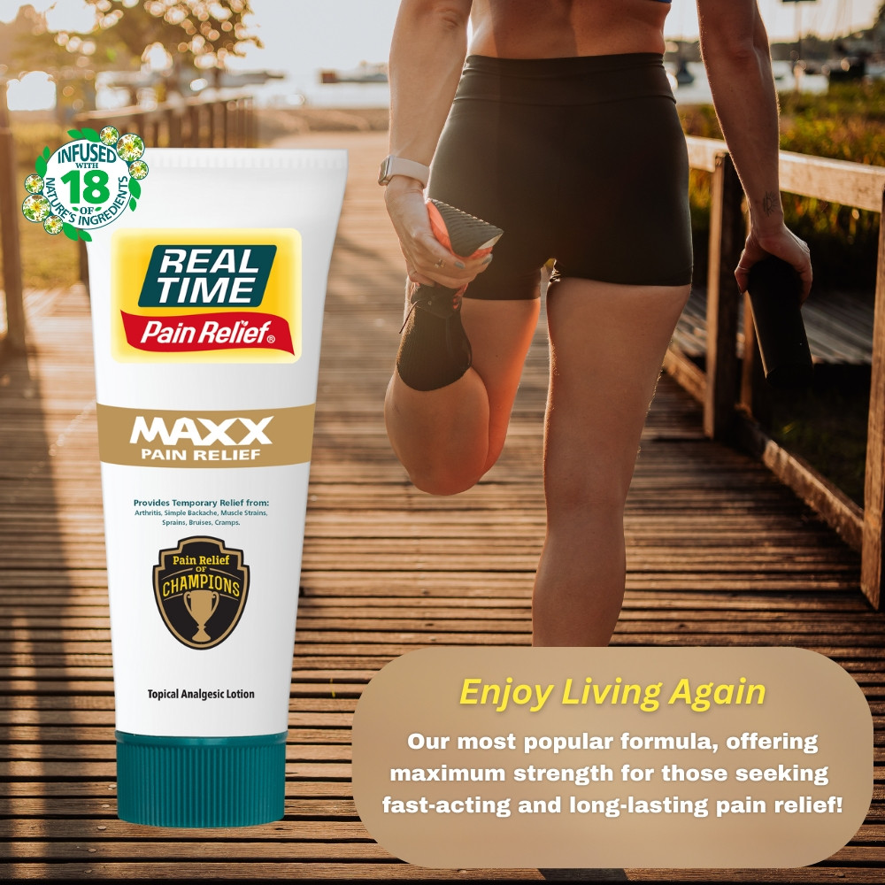 MAXX Pain Relief | Maximum Strength Natural Topical | Real Time Pain Relief