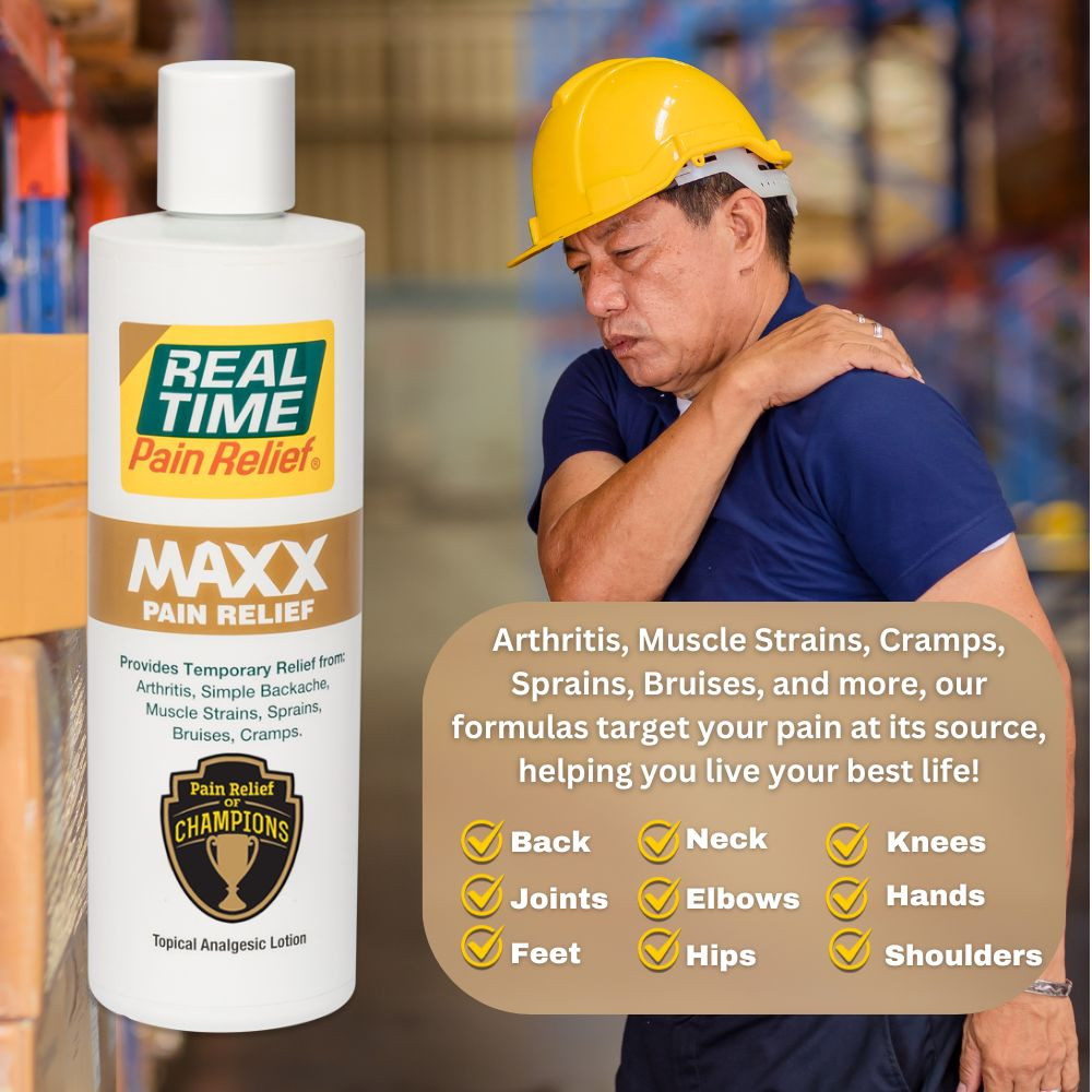 MAXX Pain Relief Lotion | Real Time Pain Relief