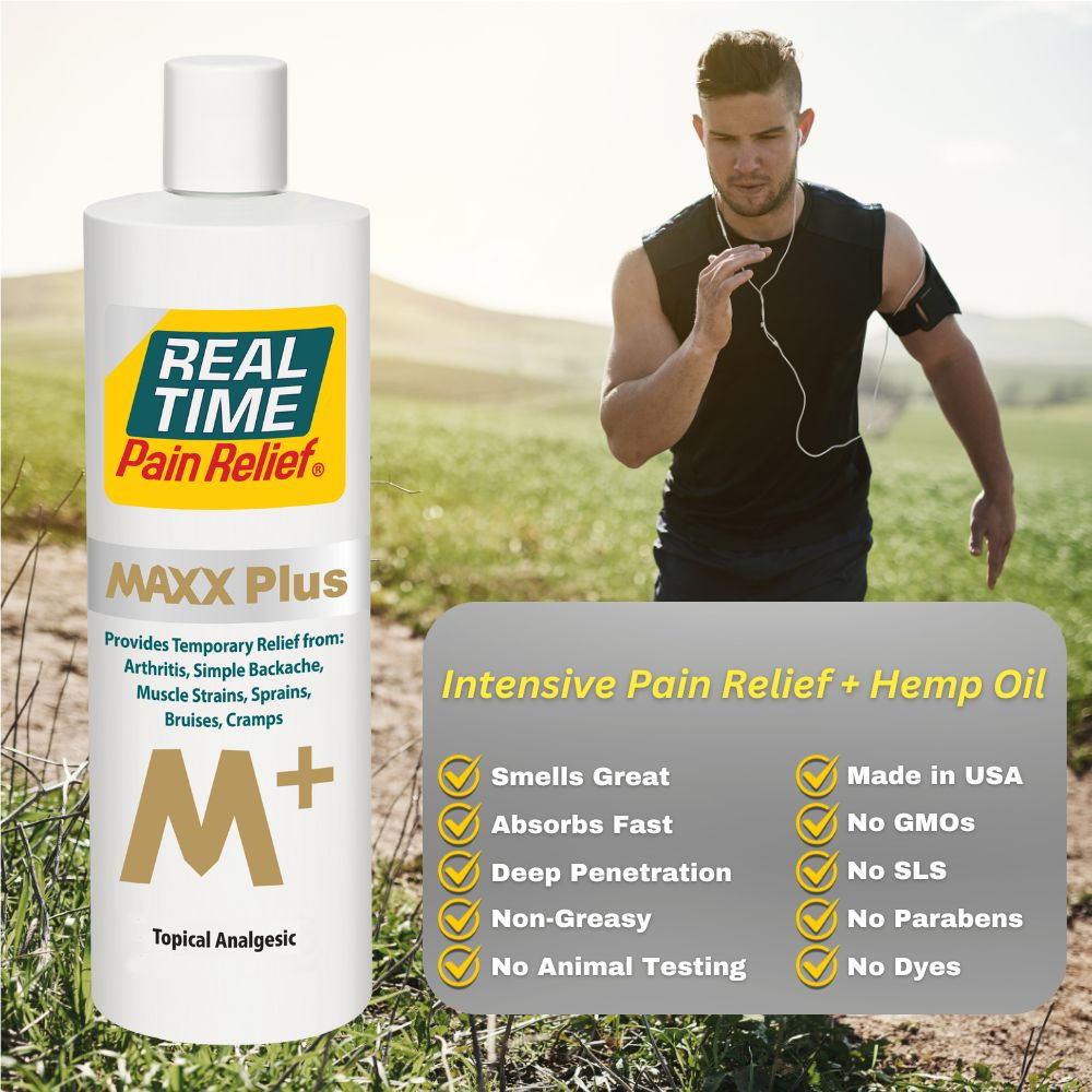 Real Time Pain Relief MAXX Plus | Intensive Formula with 19 Natural ...