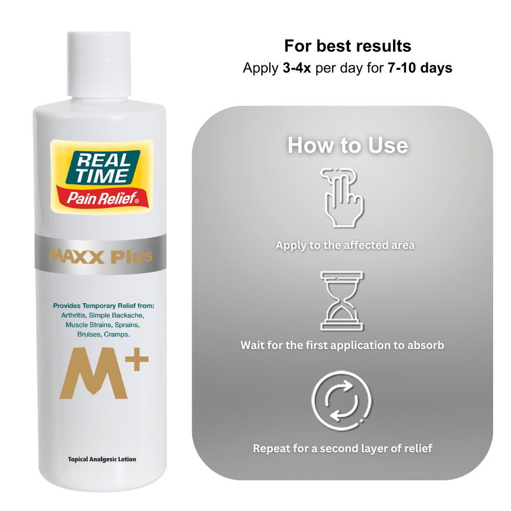 Real Time Pain Relief MAXX Plus | Intensive Formula with 19 Natural ...