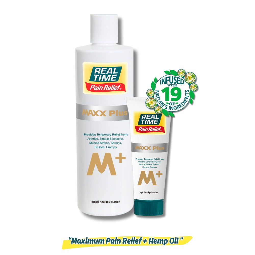 Real Time Pain Relief MAXX Plus | Intensive Formula with 19 Natural ...