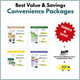 Convenience Packages alllow you to Bundle and Save