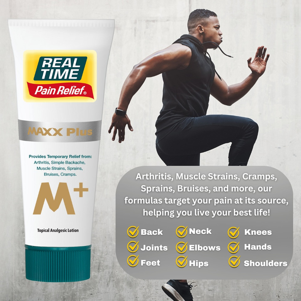 MAXX PLUS Pain Relief | Hemp-Enhanced Maximum Strength | Real Time Pain ...