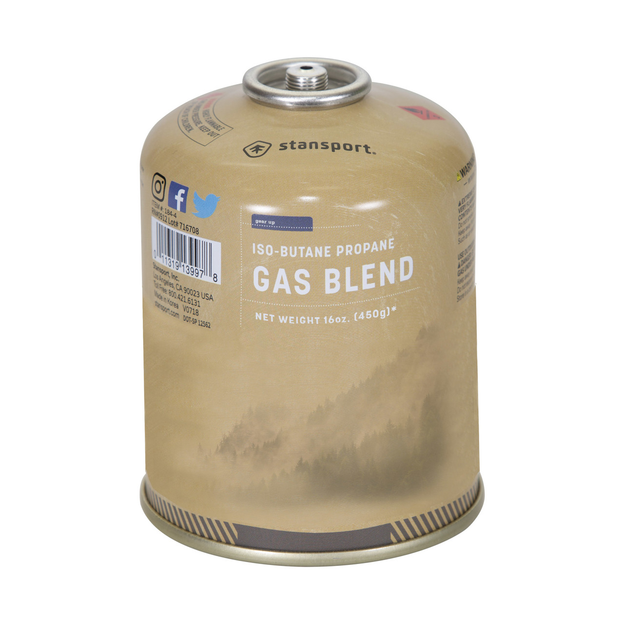 ISO Butane 16 Ounces - Stansport