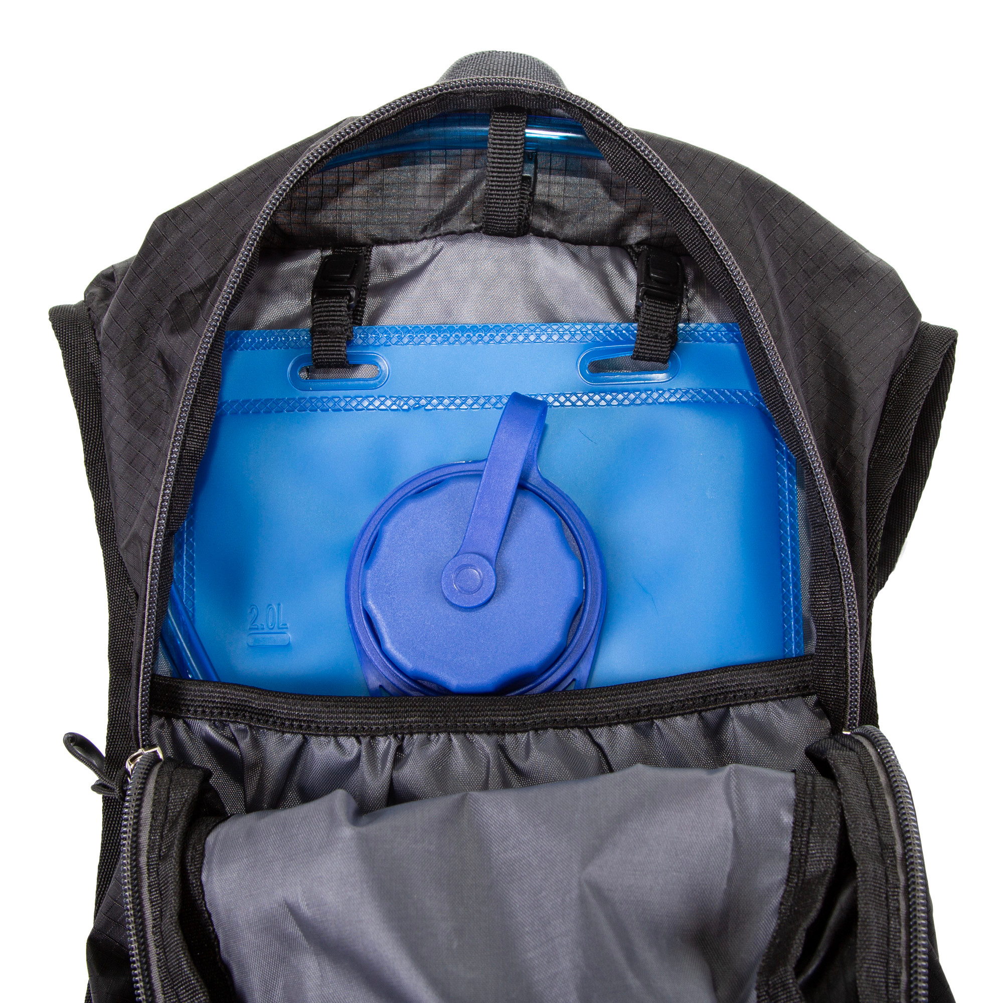12 Liter Day Pack with Hydration Bladder - Black - Stansport