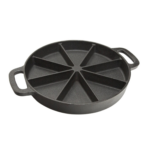 Pre-Seasoned Cast Iron Wedge Pan - Stansport